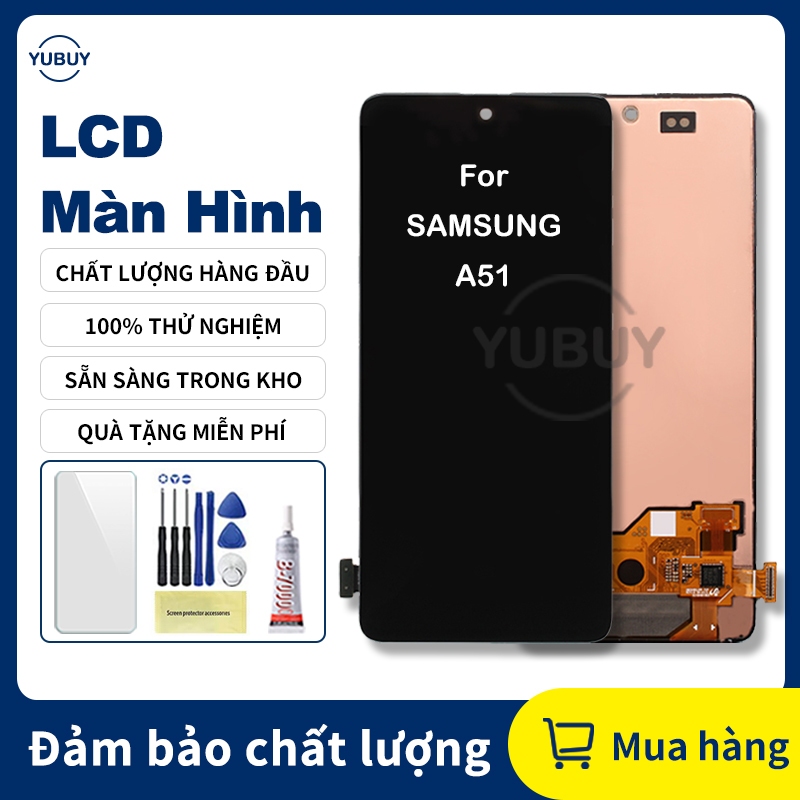 Dành cho SAMSUNG Galaxy A51 A515 A515F Màn hình cảm ứng kỹ thuật số LCD ...