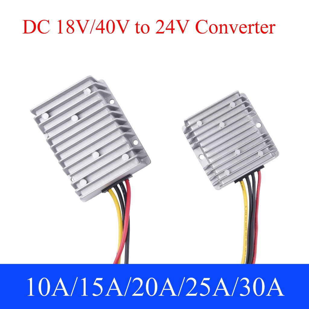 Dc 8V / 9V / 40V sang 12V / 13.8V / 24V Bộ chuyển đổi nguồn 10A 15A 20A 25A 30A Tự động tăng ...