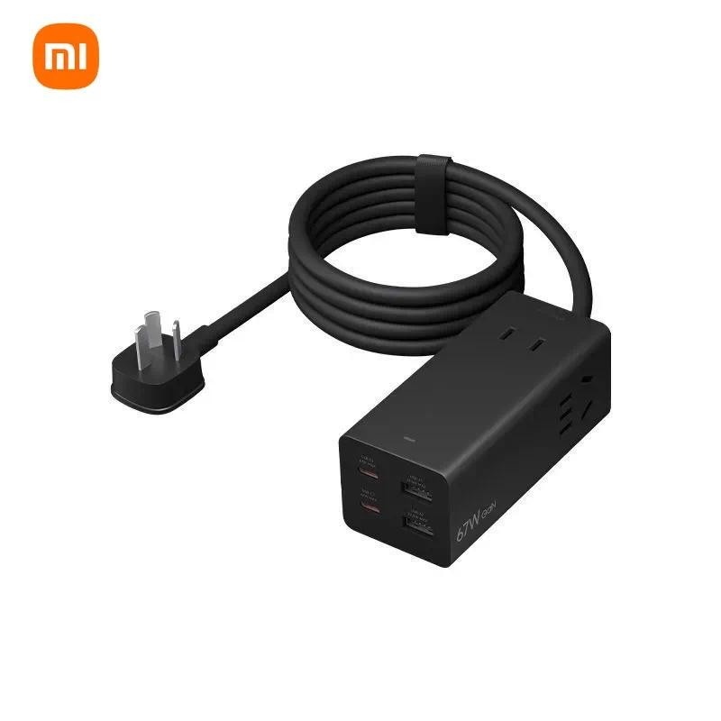 Ổ cắm sạc nhanh để bàn Xiaomi 67W 67W GaN USB-A USB-C Hỗ trợ Giao thức sạc Flash Xiaomi Kích ...