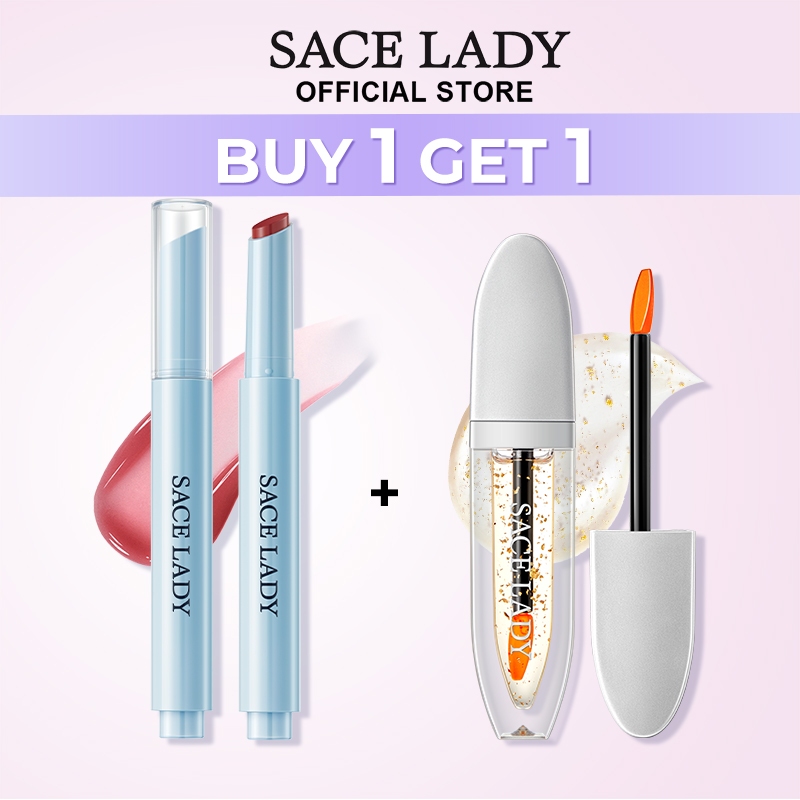 Son Bóng SACE LADY Lấp Lánh Một Chạm Màu Nước Lâu Trôi | Shopee Việt Nam
