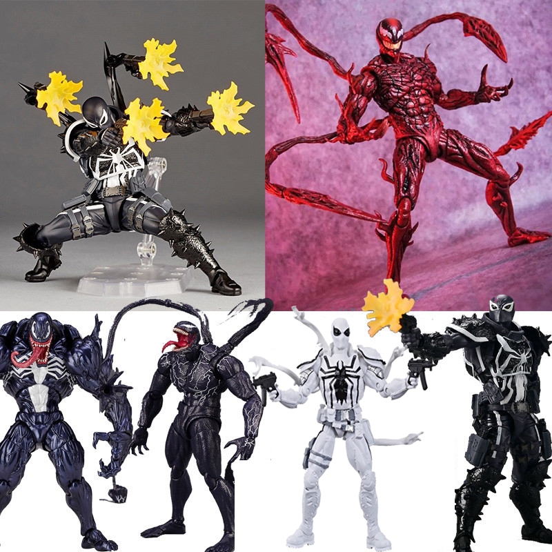Shf Venom Revoltech Agent Venom Nhân vật hành động Marvel Legends ...