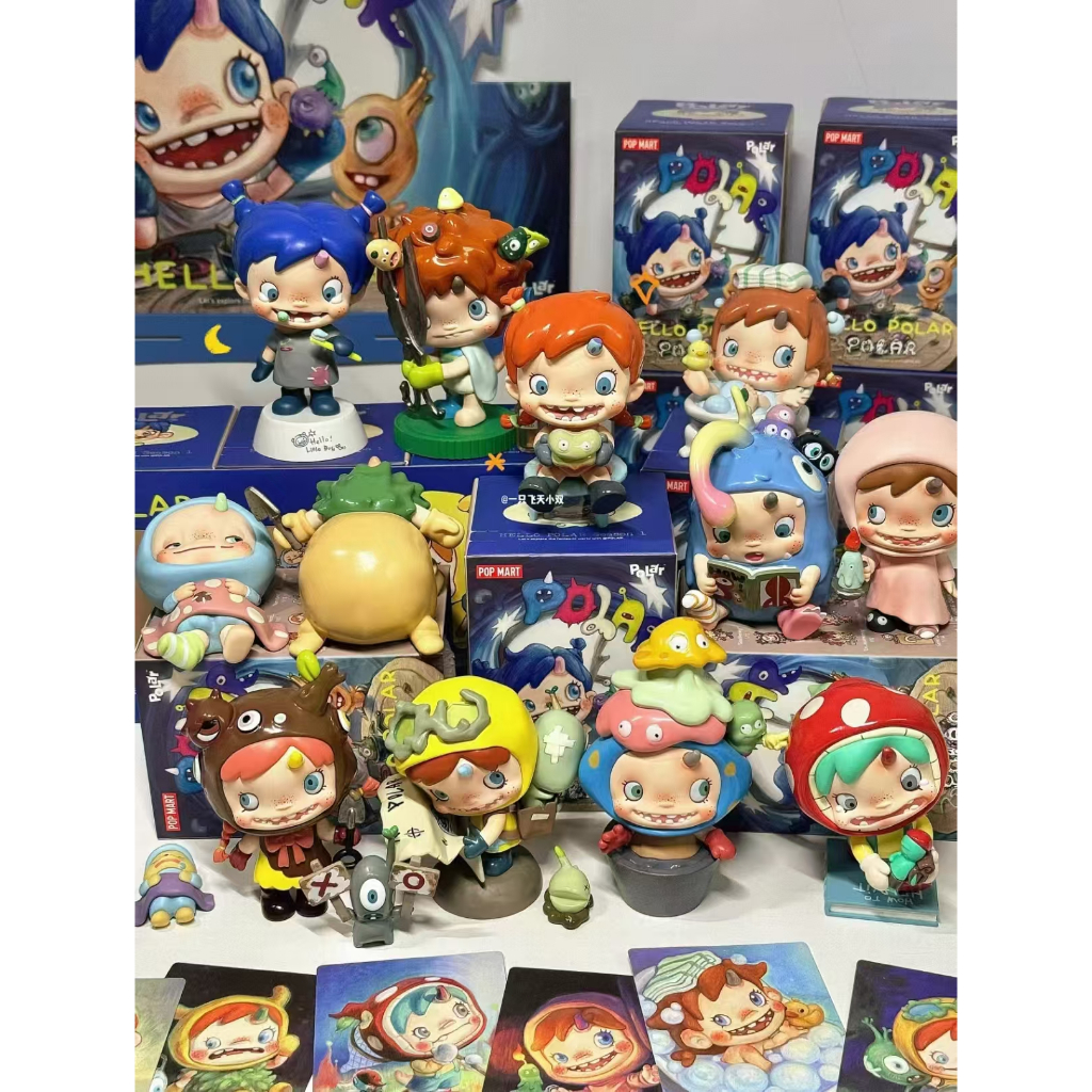 Popmart đích thực POLAR V1 Hello POLAR Season one Series pop mart đồ ...