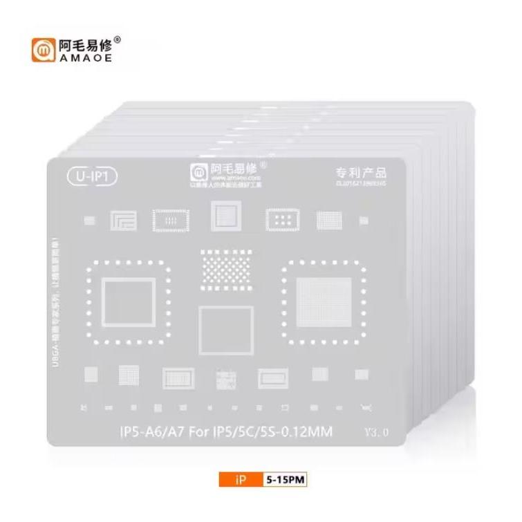 Amaoe BGA Reballing Stencil Cho iPhone 5-15 mini / 15 / Pro MAX plus ...