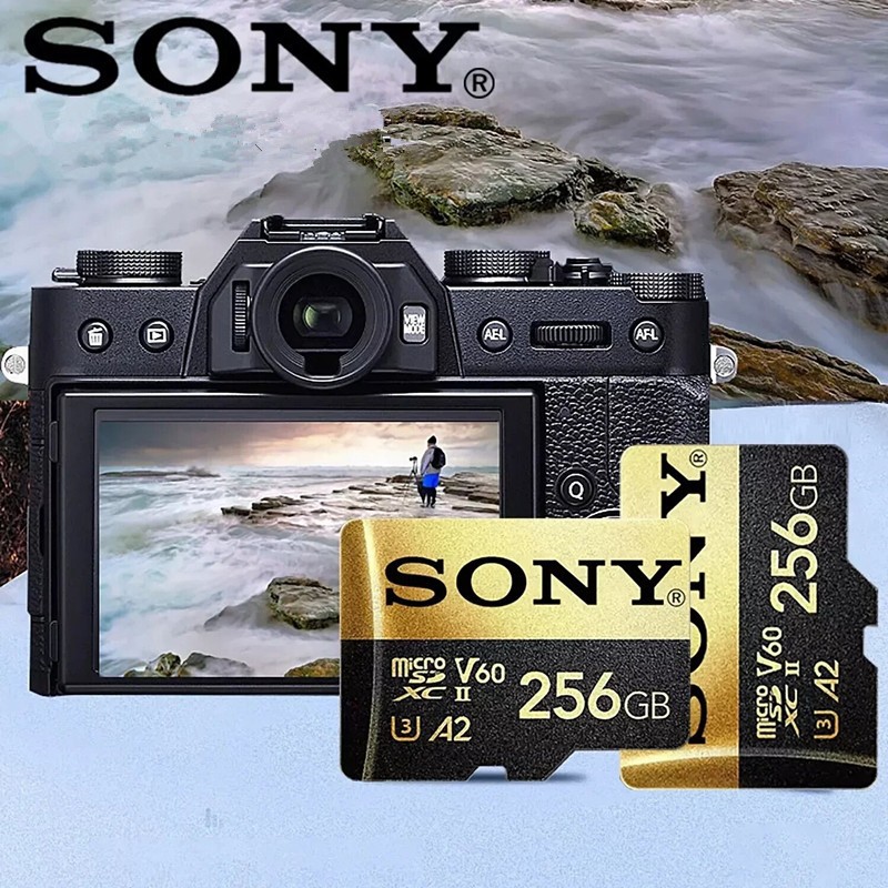 Super Micro SD Sony A2 128GB 256GB 512GB Class 10 SDHC SDXC Thẻ nhớ ...