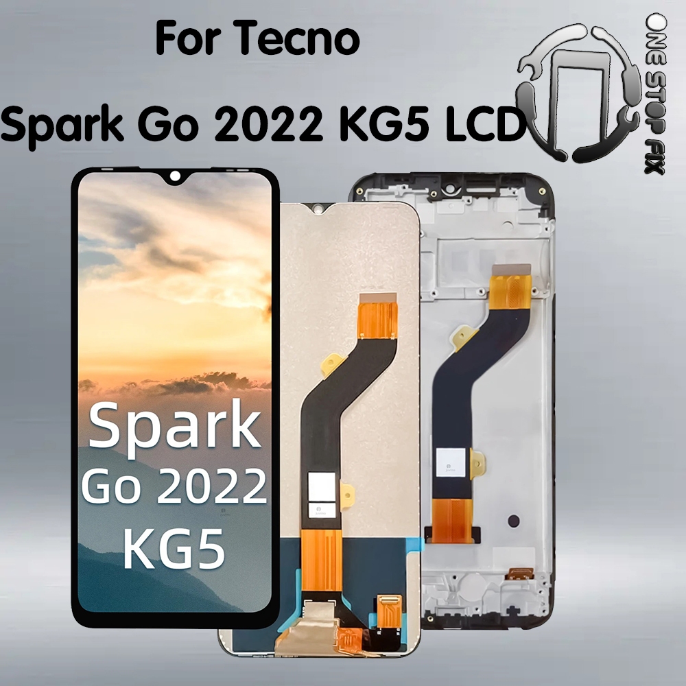 Dành cho Tecno Spark 8C KG5k Spark Go 2022 KG5 Màn hình LCD Bộ số hóa ...