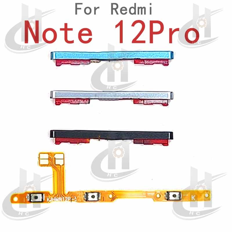 Dành Cho Xiaomi Redmi Note 12 Pro Power volume side button Flex Cable ...
