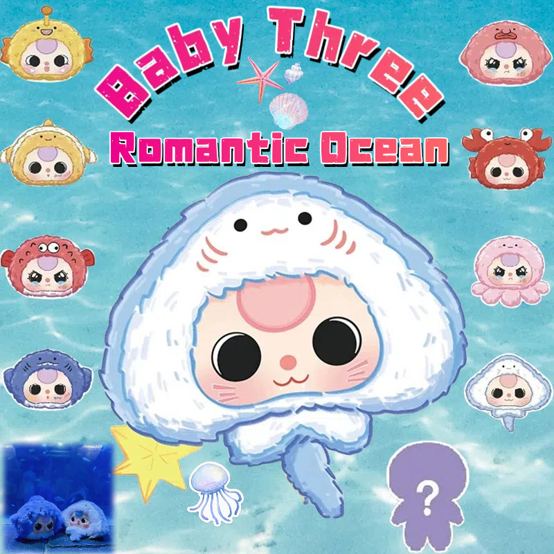 Baby Three Hải sản Hộp Mù | Baby Three Ocean Blind Box 1 Cái Búp bê ...