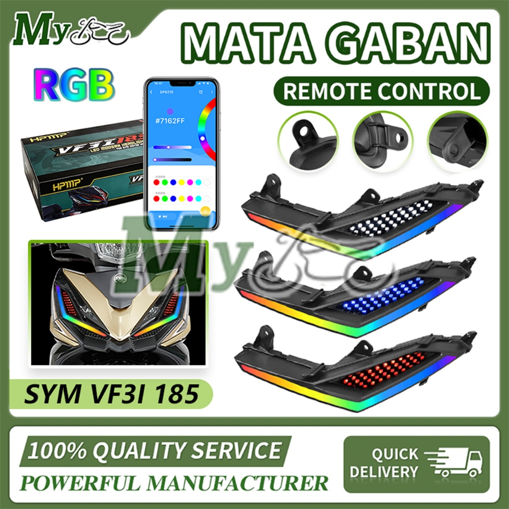 Hpmp SYM VF3I 185 ĐÈN TÍN HIỆU LED STICKER BERGERAK LED PILOT LIGHT APP ...