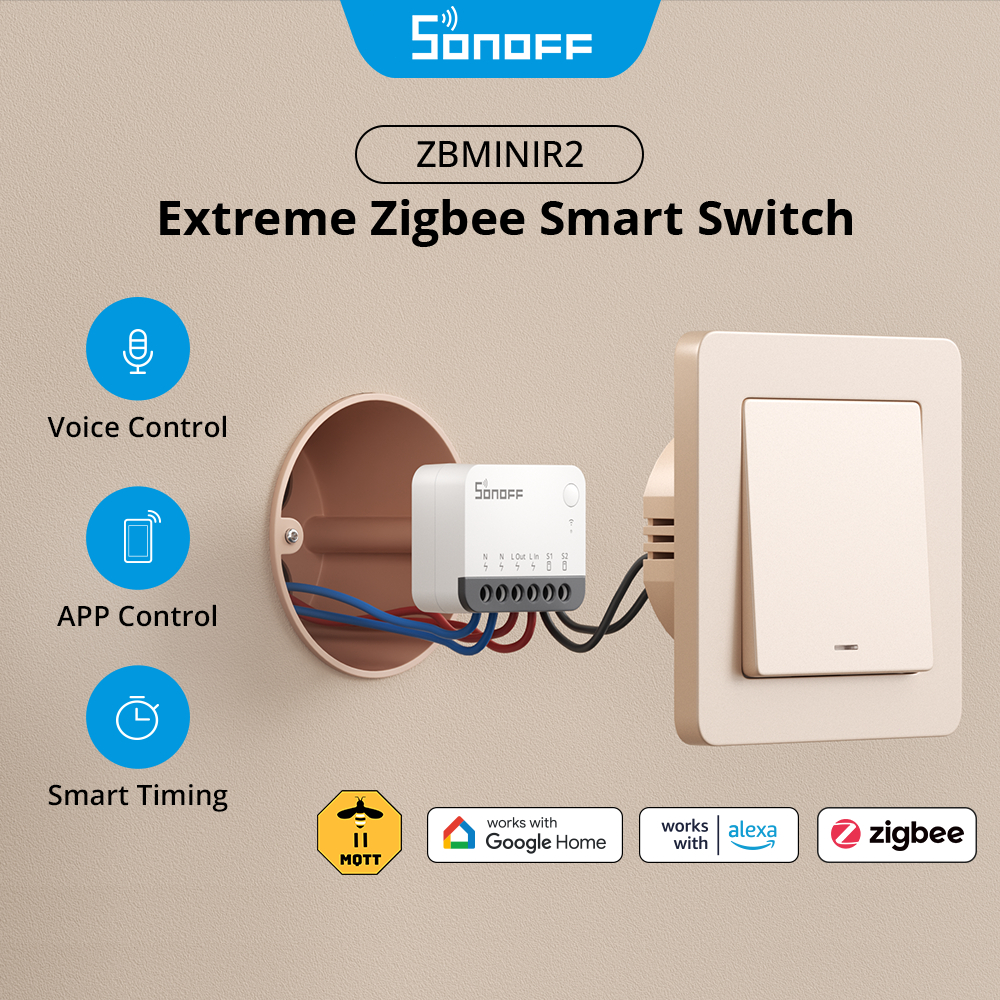 Sonoff ZBMINIR2 Extreme Zigbee 3.0 Công tắc thông minh Tháo rời Rơle ...