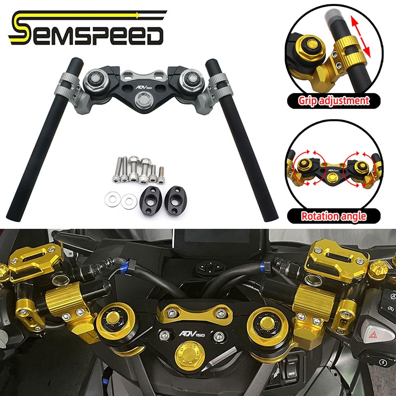 [Semspeed] Dành Cho SYM Husky 150 ADV150 2024-2025 Phụ Kiện Xe Máy CNC Tay Cầm Có Thể Điều Chỉnh ...