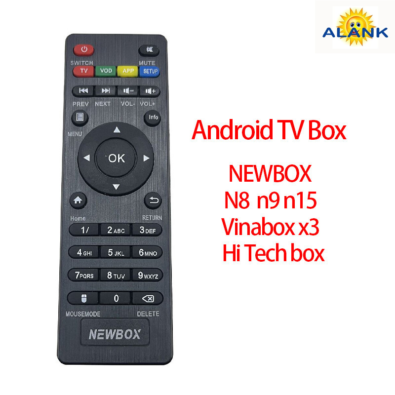 Alank— remote điều khiển Đầu Thu Android TiVi NEWBOX N8 N9 N15 Vinabox X3 | Shopee Việt Nam