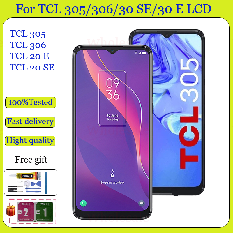 Màn Hình LCD Chính Hãng Cho TCL 305 / 306 / 30 SE / 30 E Màn Hình LCD Bộ Số Hóa Cảm Ứng Thay Thế ...