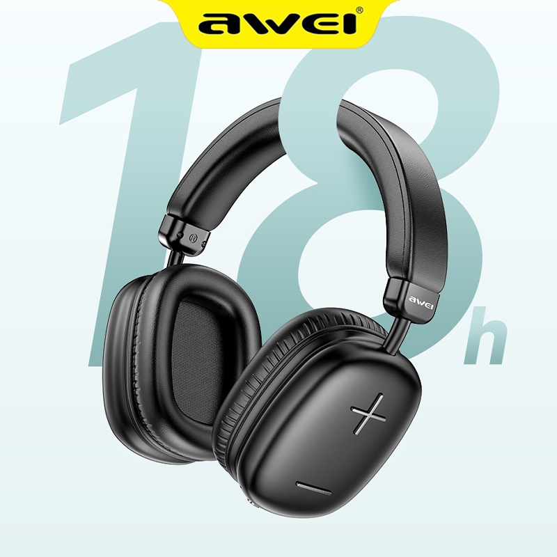 Tai nghe không dây Awei AT6 Tai nghe Bluetooth Super Bass Tai nghe ...