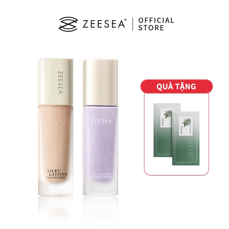 Kem nền dạng lỏng ZEESEA Kiểm soát dầu 20ml / 30ml + Kem lót trang điểm mặt 30g | Shopee Việt Nam