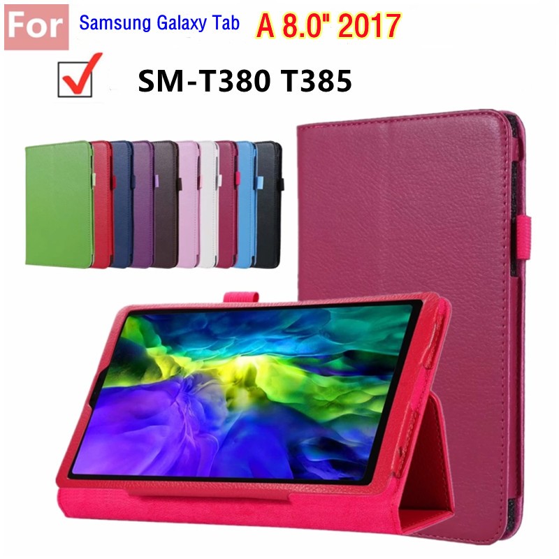 Dành Cho Samsung Galaxy Tab A 8.0 2017 SM-T380 SM-T385 Ốp Bảo Vệ Lật Từ ...