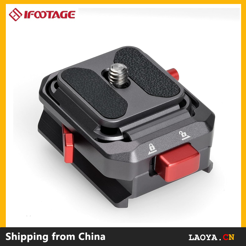 IFOOTAGE Q38-RSMINI Quick PlateTripod Quick Release System For RS4 Pro RS4 RS3 Pro RS3 RS2 and ...