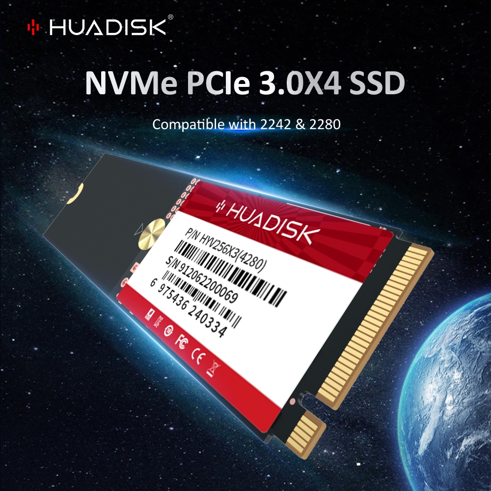 Huadisk M2 SSD NVMe 128GB Đĩa Ổ Cứng M.2 2280 đến 2240 PCIe 3.0 Đĩa Thể ...