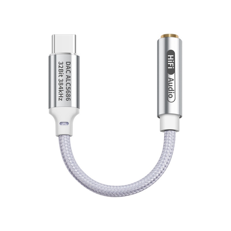 Fransun T2 Series Type C Sang 3.5mm Cáp âm thanh kỹ thuật số Amp Bộ ...