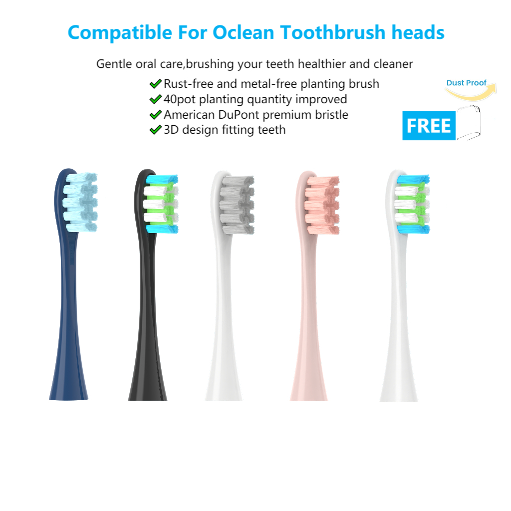 【Toothbrush heads】20 chiếc - For Oclean Đầu Bàn Chải Đánh Răng Cho Bàn ...