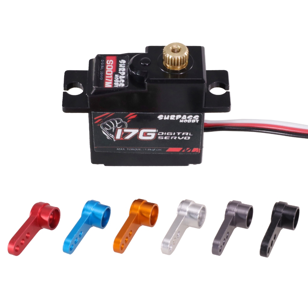 Dành Cho MJX Hyper go 1 / 16 16207 16208 16209 16210 RC Xe 17g Răng Kim Loại Nâng Cấp Servo Cánh ...