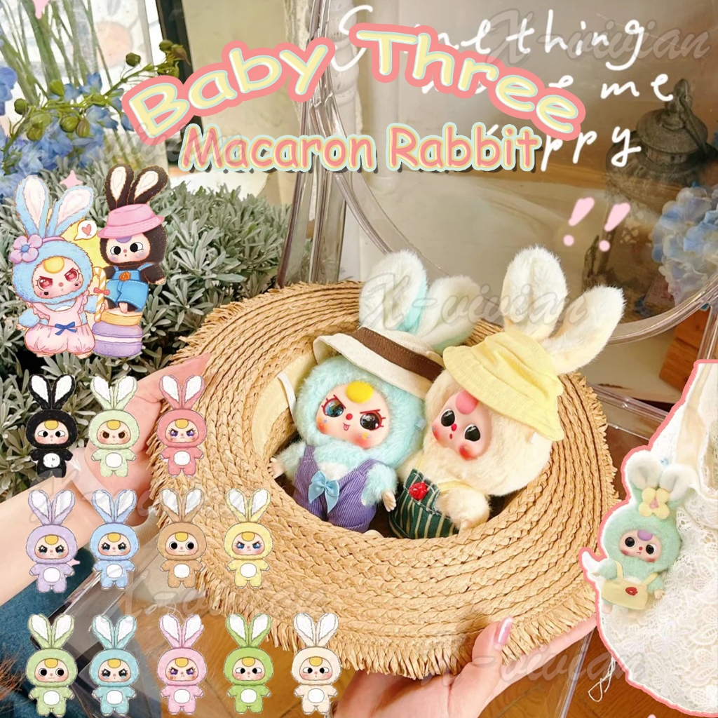 Baby Three Macaron Blind Box Babyba Macaron Original Series Đồ chơi ...