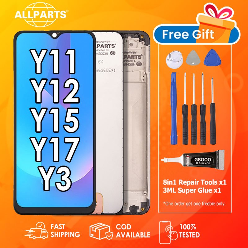ALLPARTS Màn Hình Cảm Ứng LCD Thay Thế Cho VIVO Y3 Y11 Y12 / Y15 Y17 2019 U10 | Shopee Việt Nam