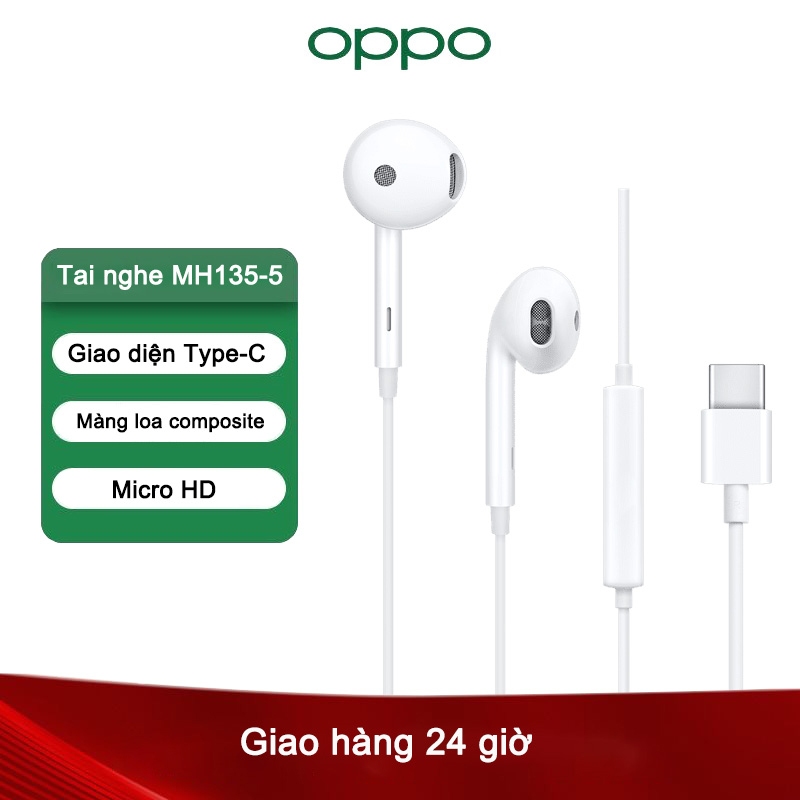 Tai Nghe Có Dây Oppo Type C Có Micro HD Nhét Tai Chống ồn - Chính Hãng | Shopee Việt Nam