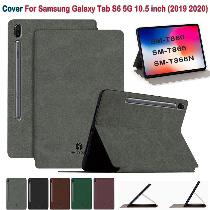 Dành Cho Samsung Galaxy Tab S6 5G 10.5 inch (2019 2020) Bao Da PU Cao ...