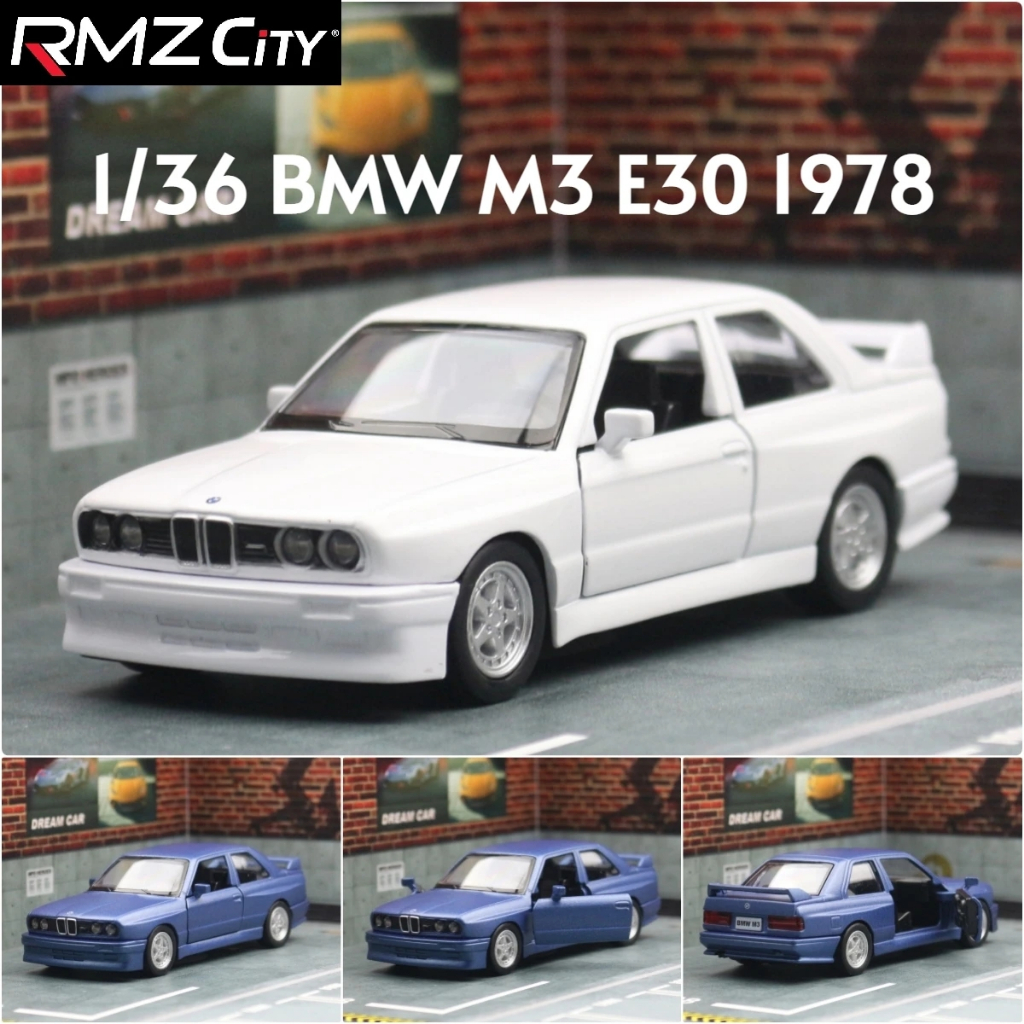 Rmz CITY 1 / 36 BMW M3 E30 1987 Thu Nhỏ Cổ Điển Đúc Xe Mô Hình Diecast Hợp Kim Kim Kim Loại Thu ...