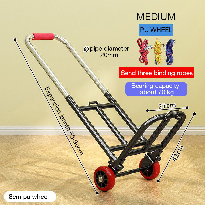 Xe đẩy hàng hóa LOCO FISH gấp gọn lại được đa năng tiện lợi | Shopee ...