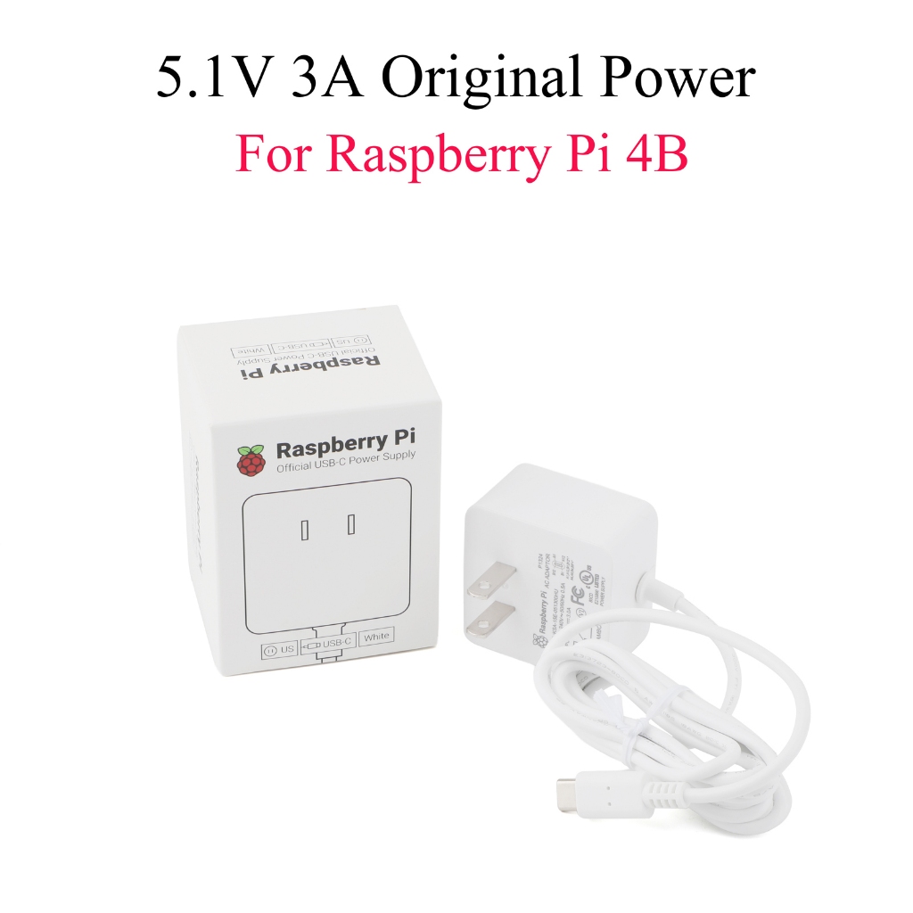 Raspberry PI 4 Model B 5.1V 3A Bộ Chuyển Đổi Nguồn USB Type-C Sạc Cắm ...