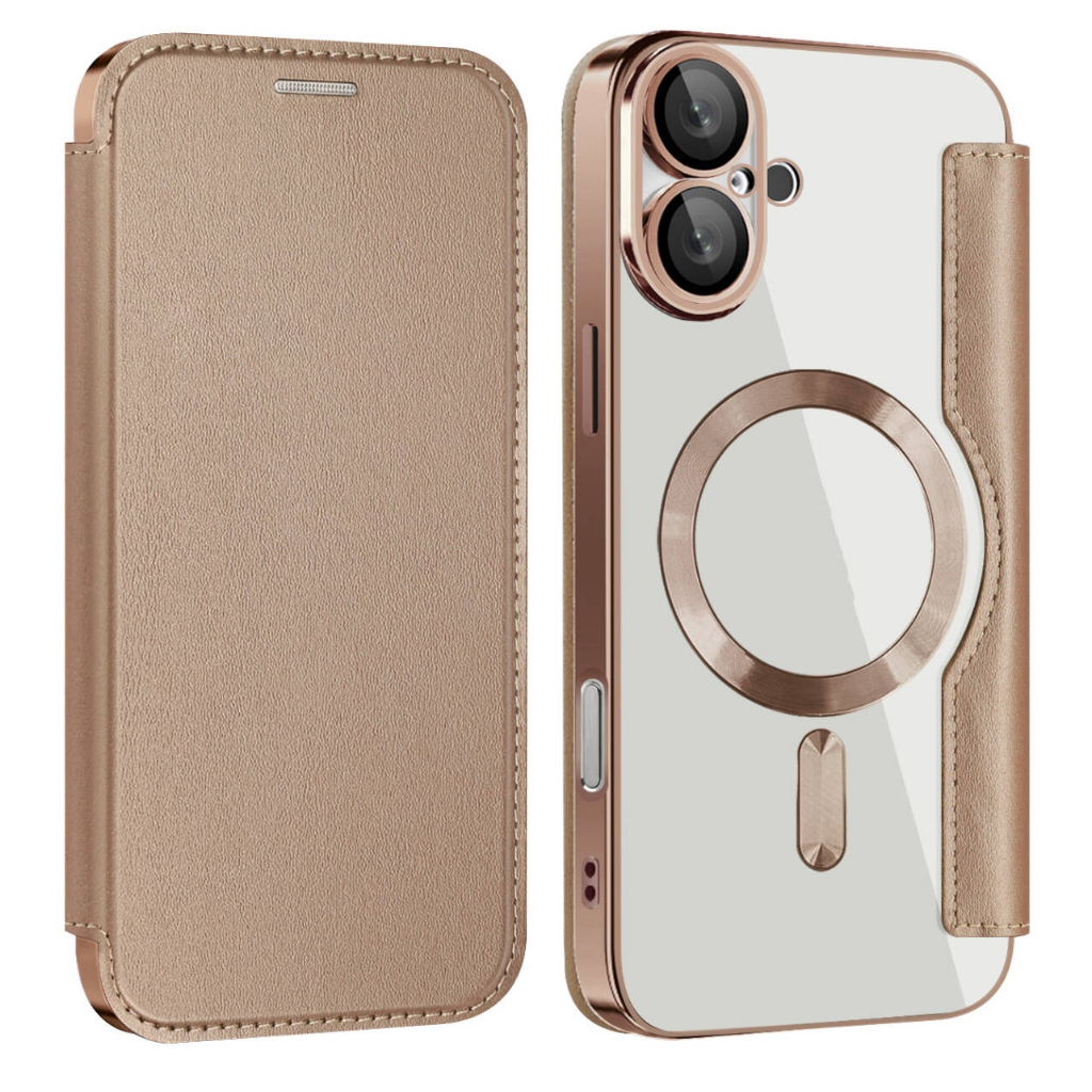 Ốp lưng Vỏ da lật chất lượng cao màu xám titan cho IPhone 16 15 14 13 12 11 Pro Max 14 15 16 ...