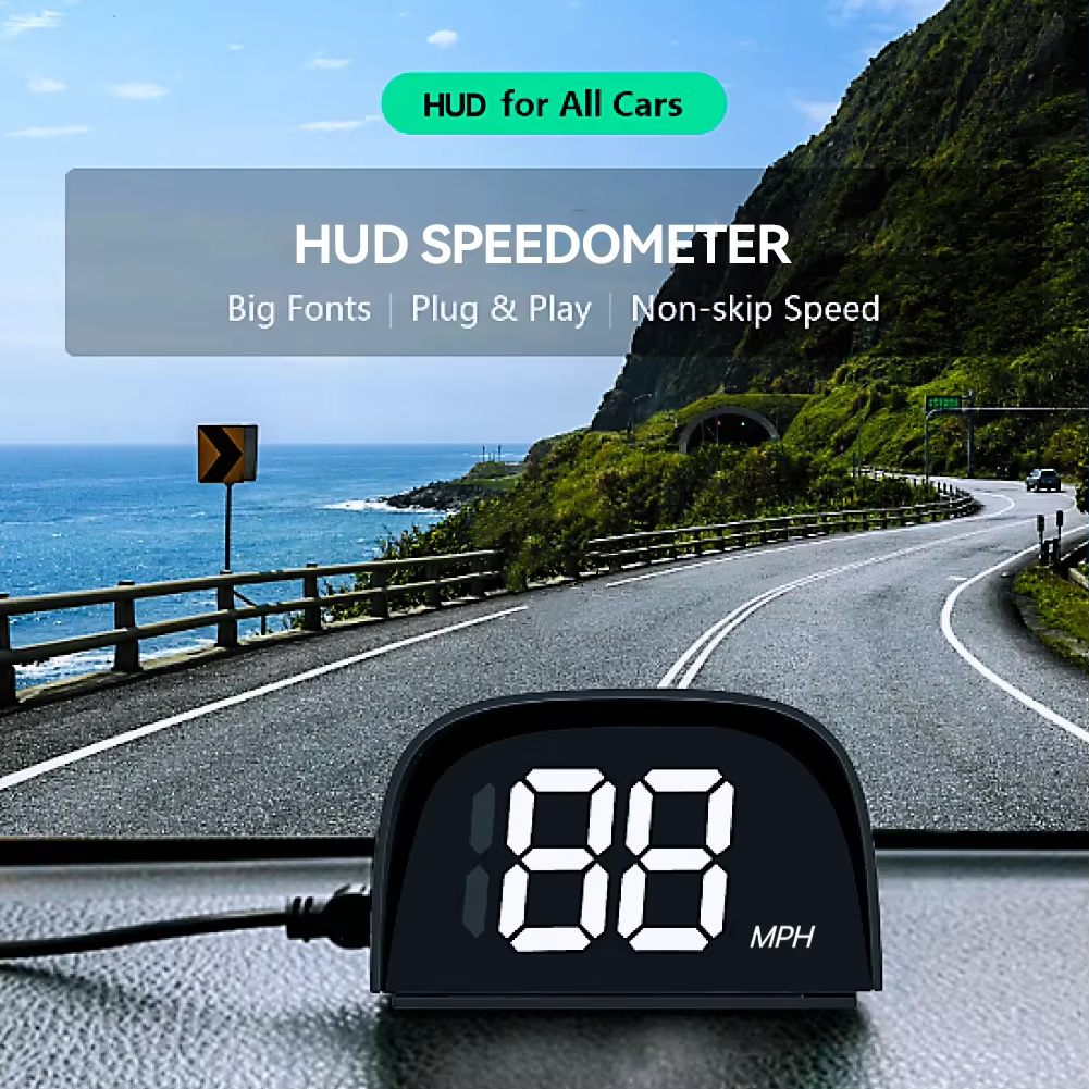 Gps HUD Head Up Display GPS Đồng hồ tốc độ GPS KMH / MPH HD Màn hình LCD Plug and Play Màn hình ...