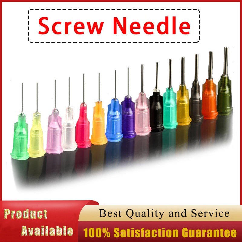 10pcs 13mm 1/2-inch 10G-34G nhựa thép Thread Dispensing Needles cho ...