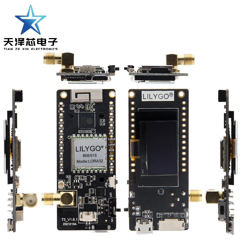 Mô-đun không dây Bluetooth WIFI TTGO LoRa32 V2.1 ESP32 OLED 0,96 inch ...