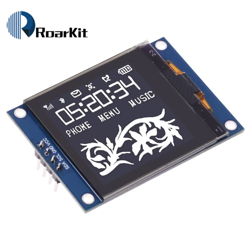 Mới 1.5 Inch 1.5 "128x128 OLED Shield Màn Hình Module SH1107 Driver IIC ...