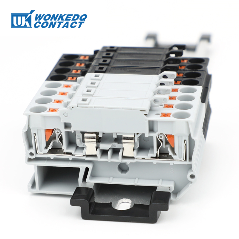 Ptc4-hesi Cầu Chì Mô Đun Khối Thiết Bị Đầu Cuối Đẩy Đầu Nối Ngắt Kết Nối Đòn Bẩy 5 * 20mm Cầu ...