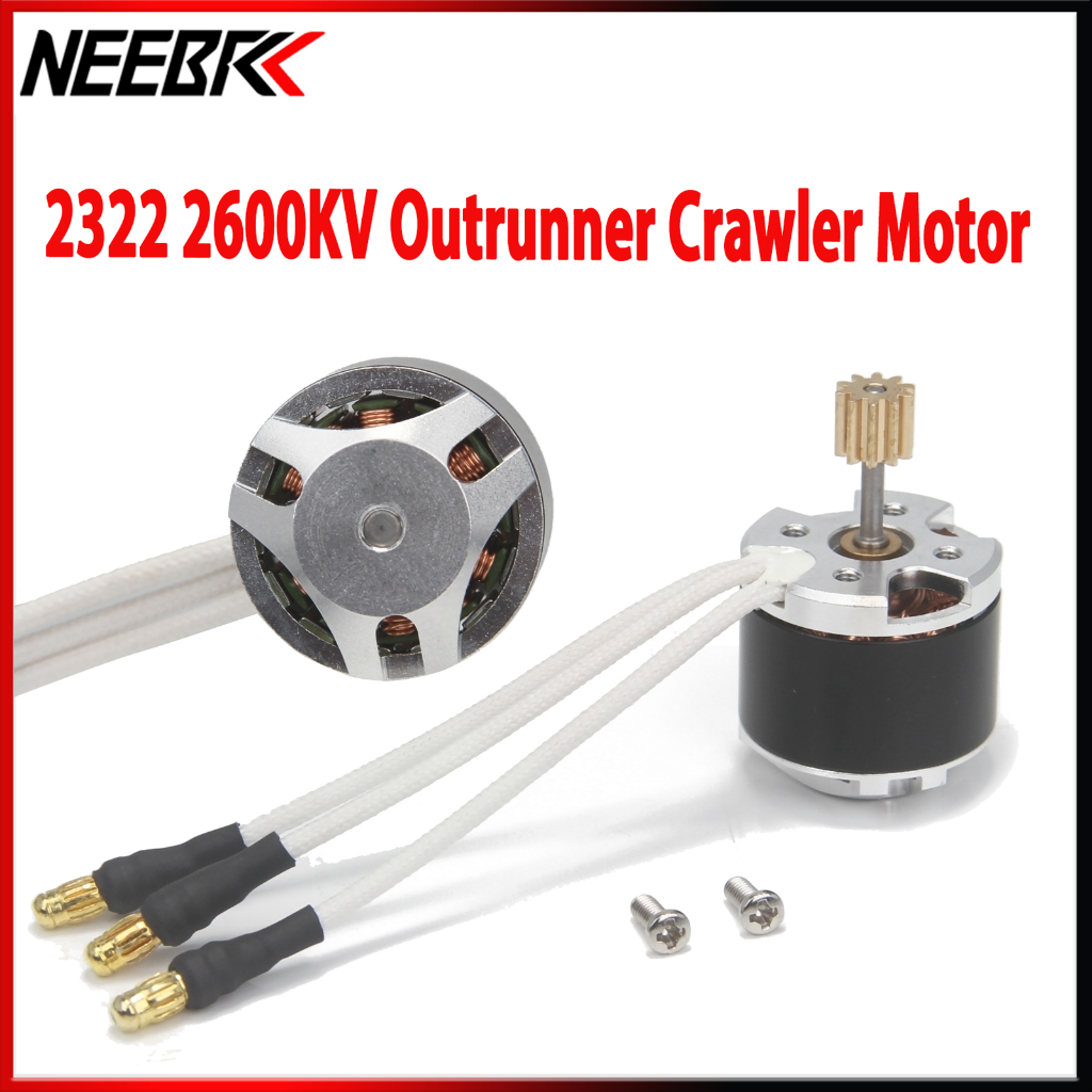 Neebrc 2322 2600KV Outrunner Crawler Động cơ không chổi than cho MN82 MN99S MN168 MN78 Mô hình ...