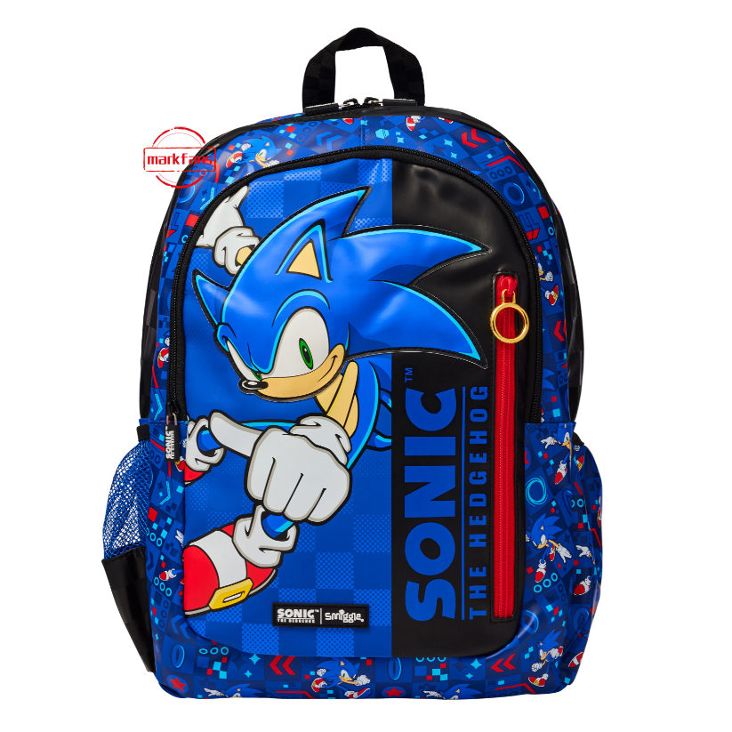 Ba lô cổ điển Smiggle Sonic The Hedgehog dành cho trẻ tiểu học | Shopee ...