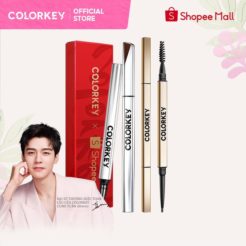 COLORKEY X Shopee Bút Kẻ Mắt Và Lông Mày Đầu Tam Giác Nhanh Khô Kháng ...