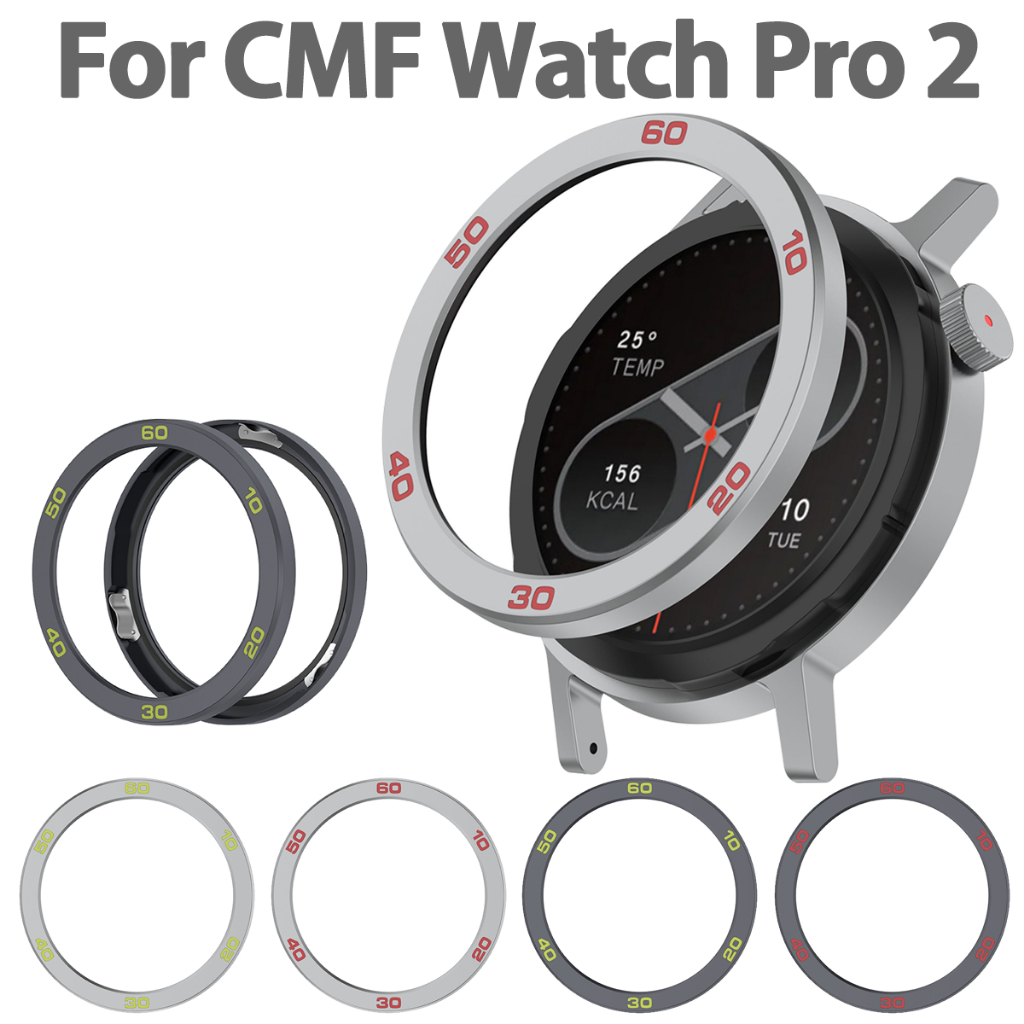 Dành cho CMF Watch Pro 2 Vỏ vòng Bezel Vỏ bảo vệ bằng thép không gỉ Vỏ ...