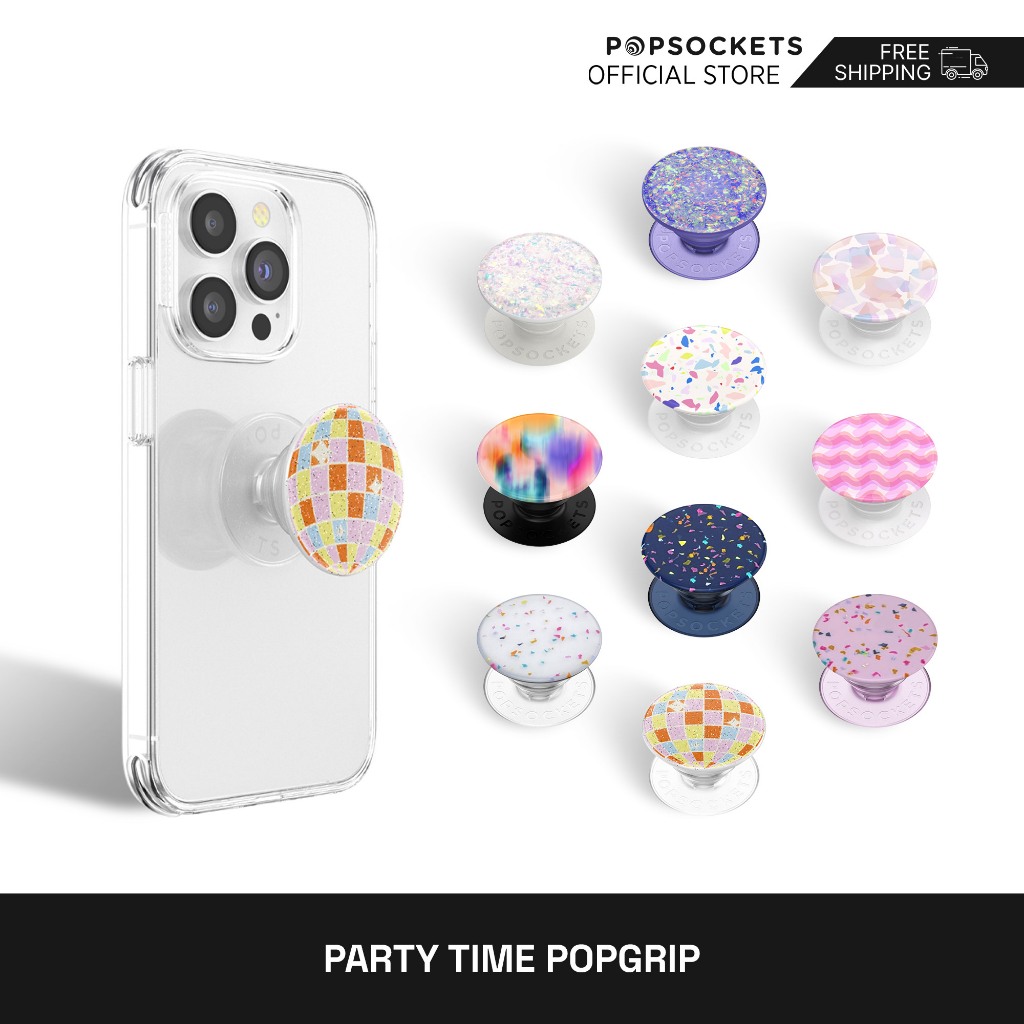 Popsockets Party Time PopGrip | Kẹp điện thoại cao cấp | Giá đỡ điện ...