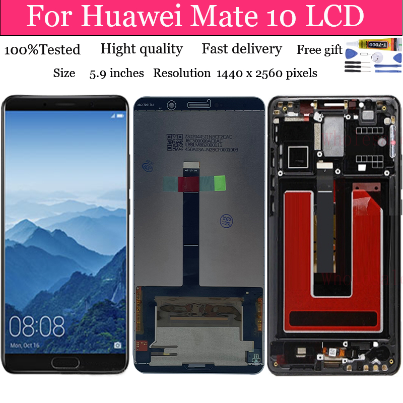 Amoled Cho Huawei Mate 10 LCD ALP-L29 ALP-L09 ALP-AL00 ALP-TL00 Màn Hình LCD Màn Hình Cảm Ứng Bộ ...