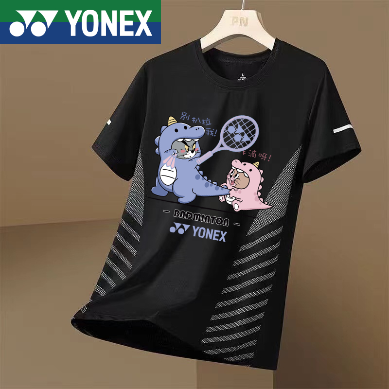 Áo Yonex 2024 Mới Cầu Lông Quần Áo Nhanh Khô Nữ Tay Ngắn Mùa Hè Bóng Chuyền Bóng Bàn Quần Áo Nam ...