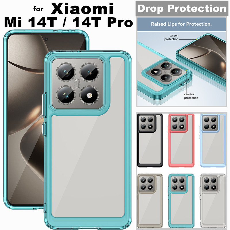 Dành Cho Xiaomi Mi 14T Mi14T Pro Ốp Lưng Chống Sốc Trong Suốt Nhiều Màu ...