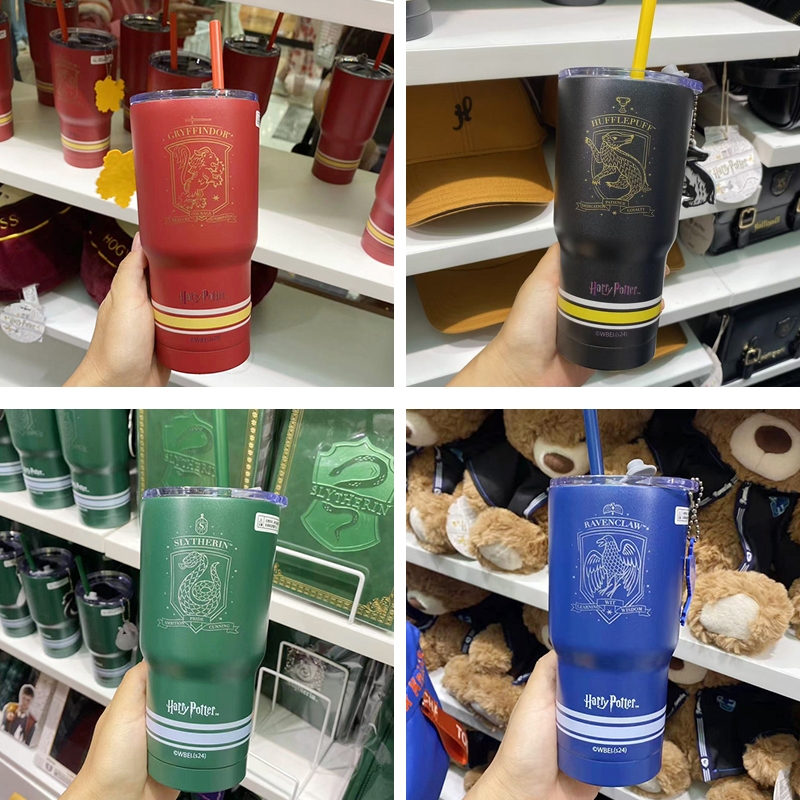 Miniso Harry Potter 🍎 580ml Gryffindor Slytherin Ravenclaw Hufflepuff ...