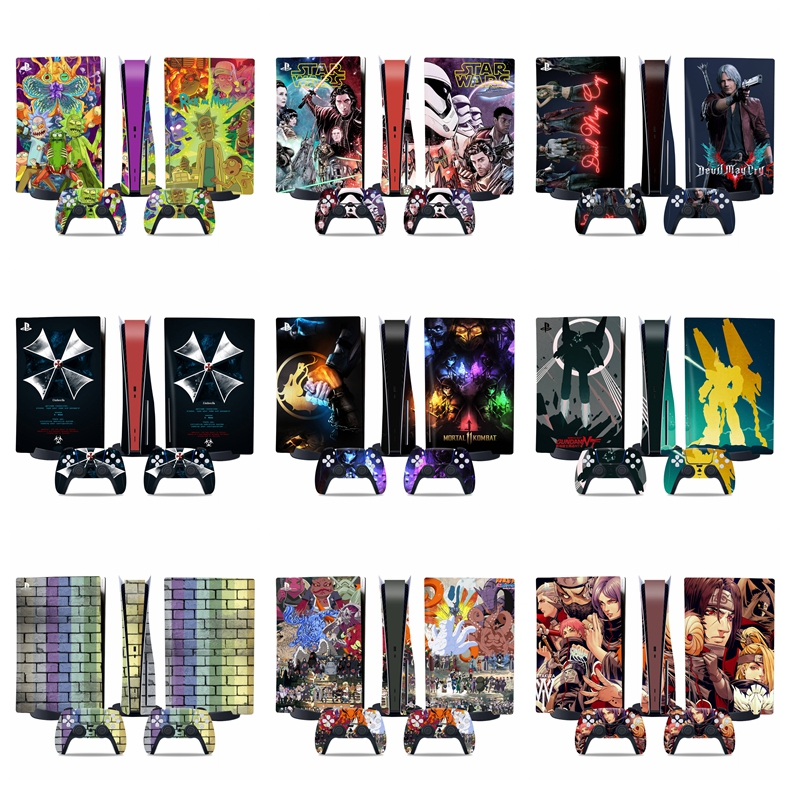 Bộ da 50 màu Sony Playstation 5 Console Skin and PS5 Controller Skin ...