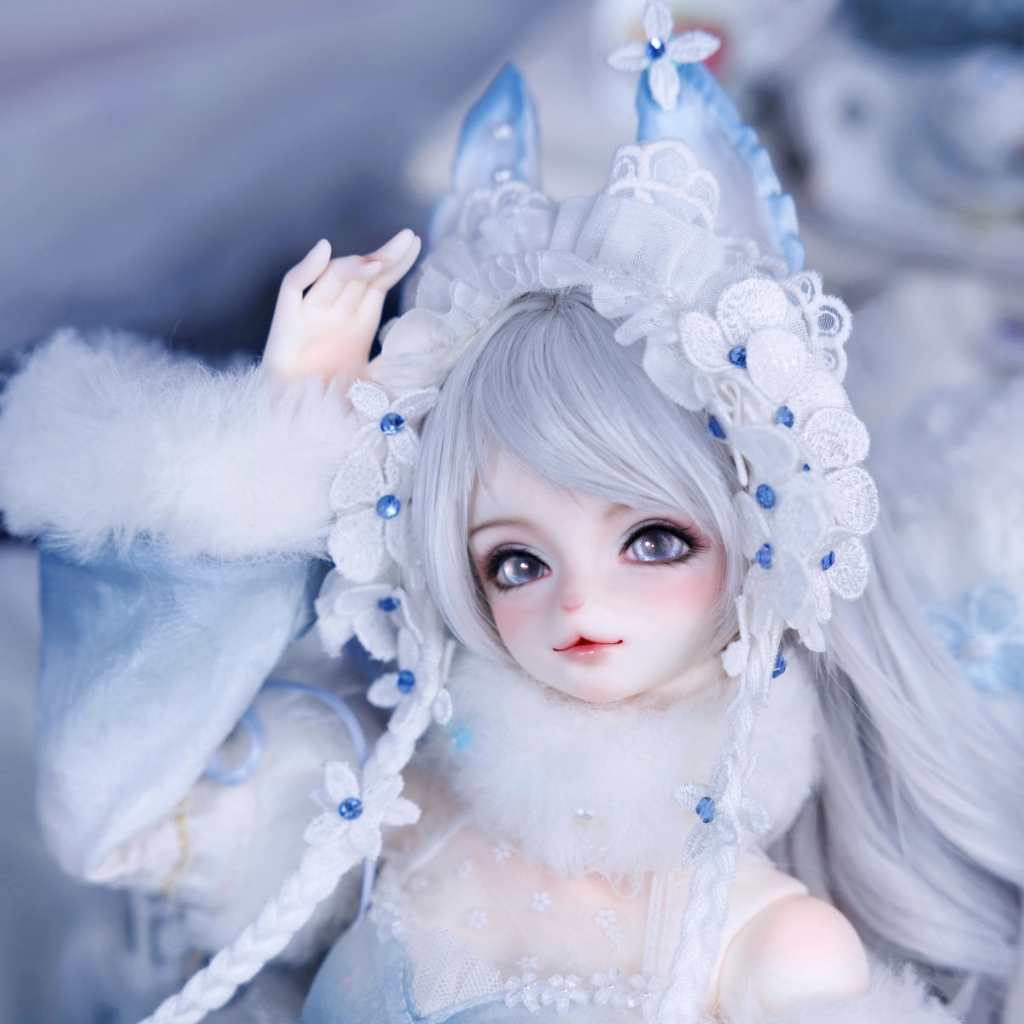 [Gem of Doll] Mẫu chữ cái đất nước tuyết 1 / 4 BJD girl Belinda human / fox fullset đặt hàng ...