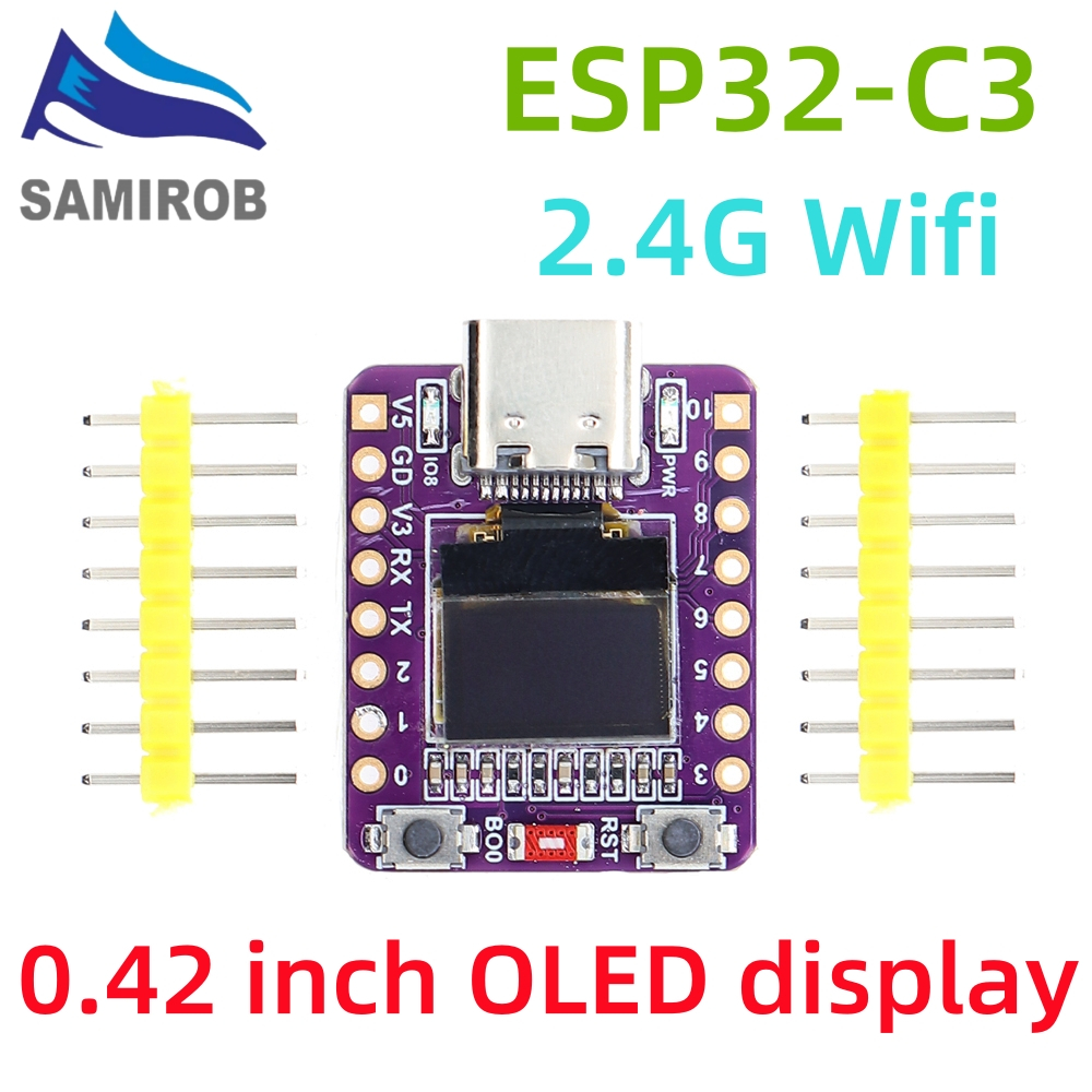 Esp32-c3 OLED bảng phát triển ăng-ten gốm ESP32 bảng phát triển supermini wifi Bluetooth Màn ...