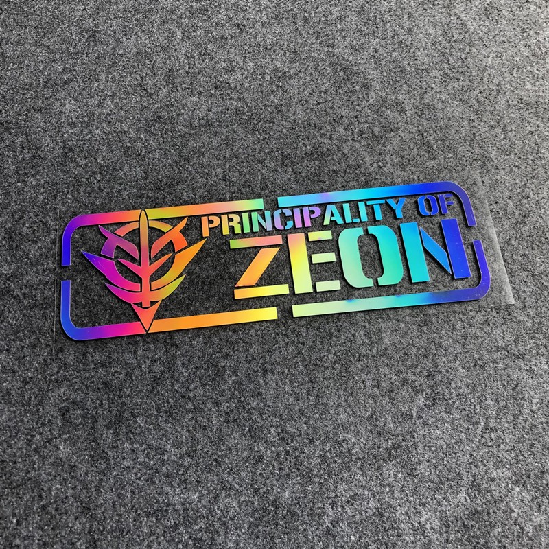 Phiên Bản Mới Gundam Avatar Sticker ZEON Quân Đội Logo Xe Điện Máy Tính ...